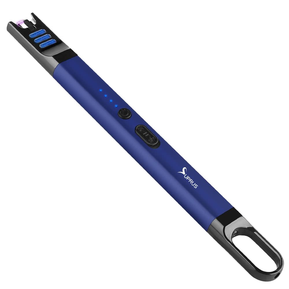 SUPRUS Candle Lighter Electric Arc Lighter Windproof Flameless USB ...