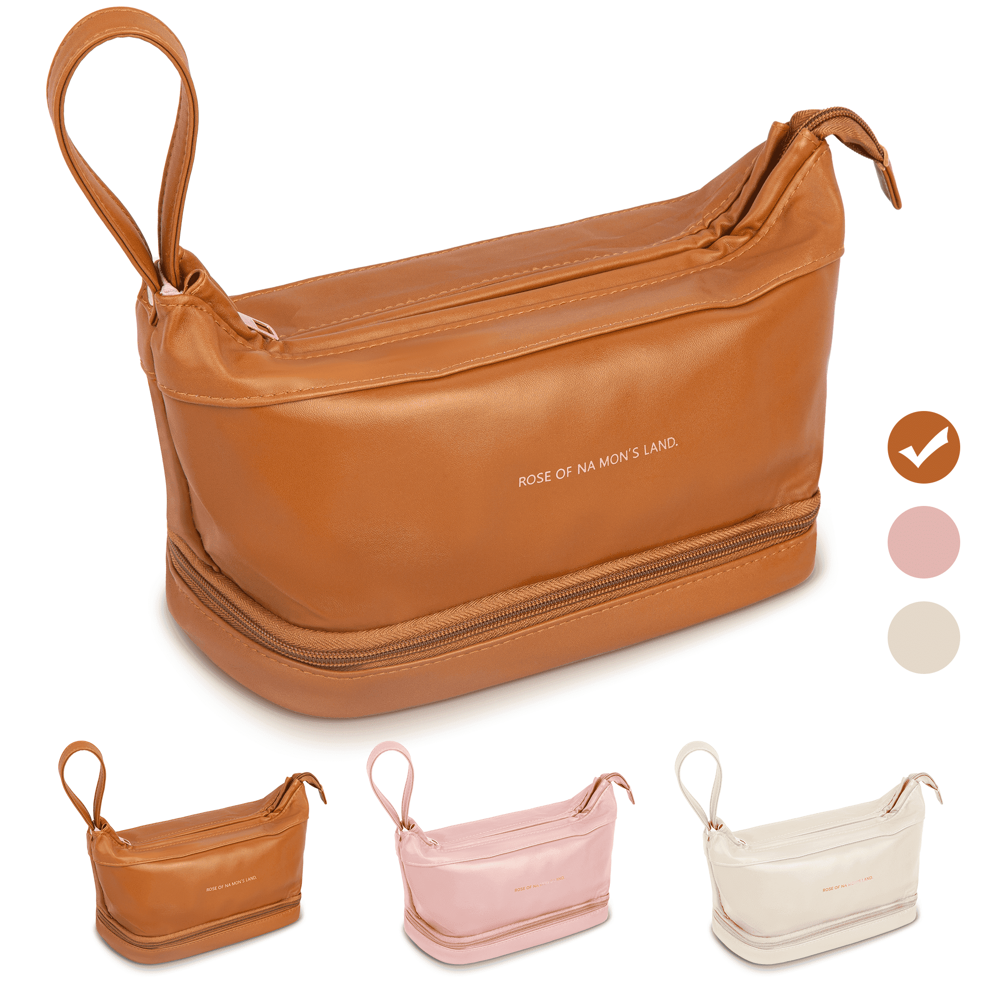 SUPTREE Makeup Bag Travel Cosmetic Bag for Women Travel Case Organizer ...