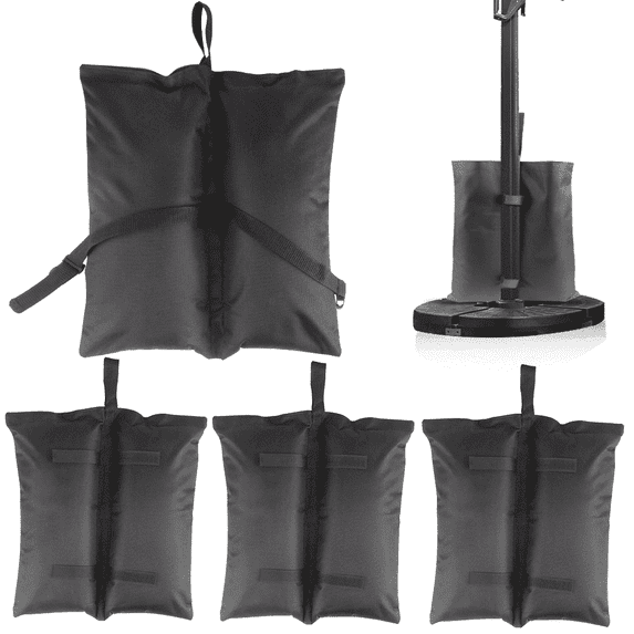 SUPTREE Canopy Sand Bags, Waterproof Polyester Weight Bags, Set of 4 ...
