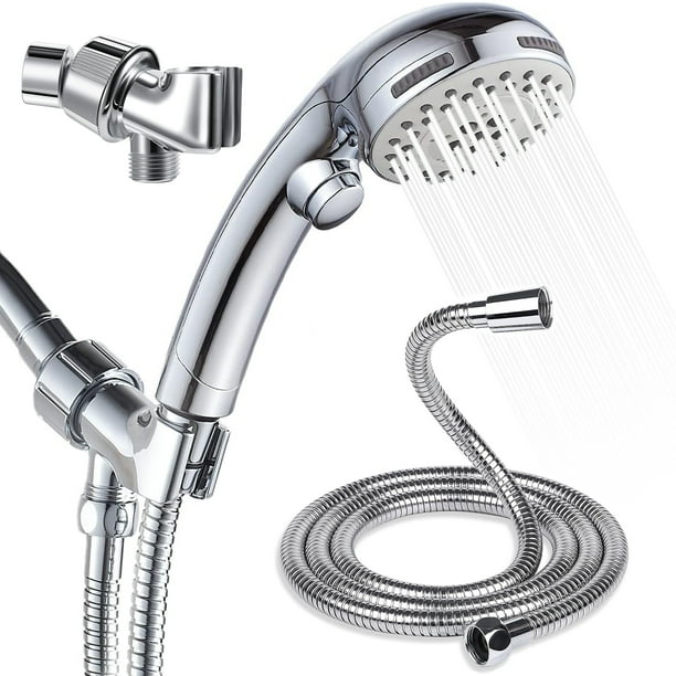 SUPTREE Shower Head with Handheld High Pressure Shower Heads Attached ...