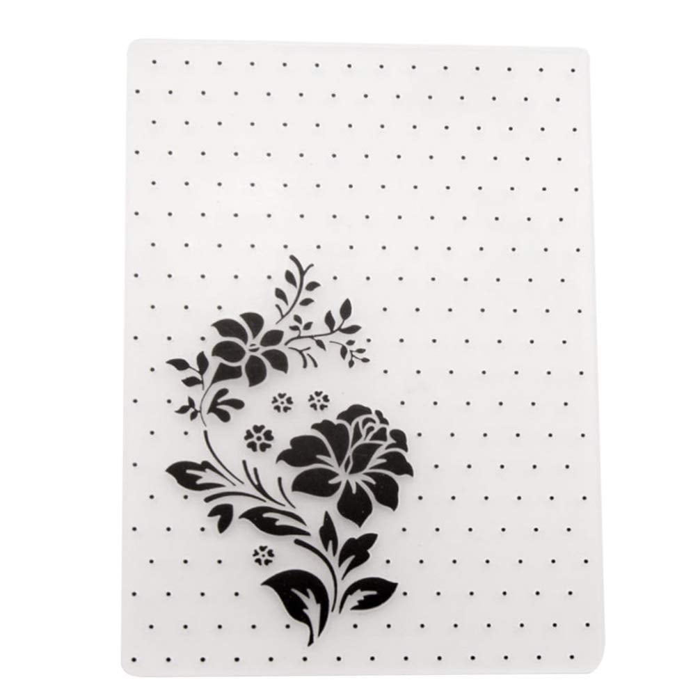 SUPVOX Embossing Folders Craft DHF10 Dies Plastic Floral Leaves ...