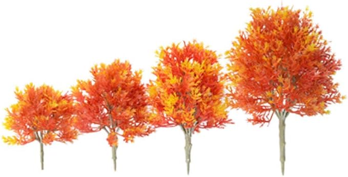 SUPVOX Mini Maple Tree Plant Artificial Maple Tree Plastic Tree Model ...