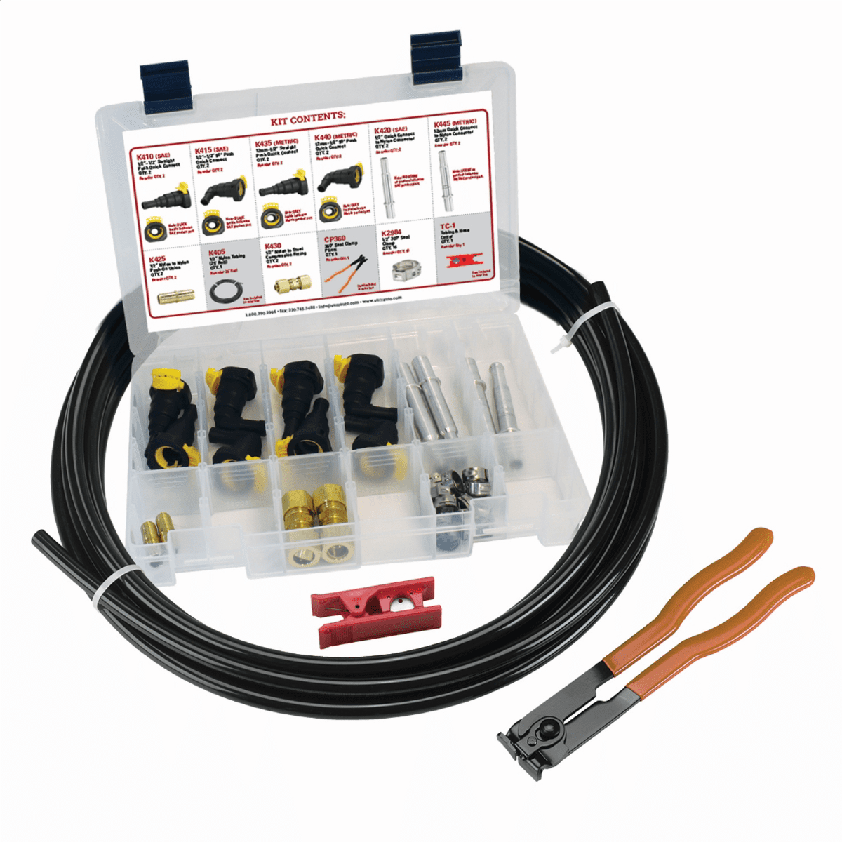 SUR&R Auto Parts KP1212 1/2" & 12mm Fuel Line Replacement Kit - Walmart.com