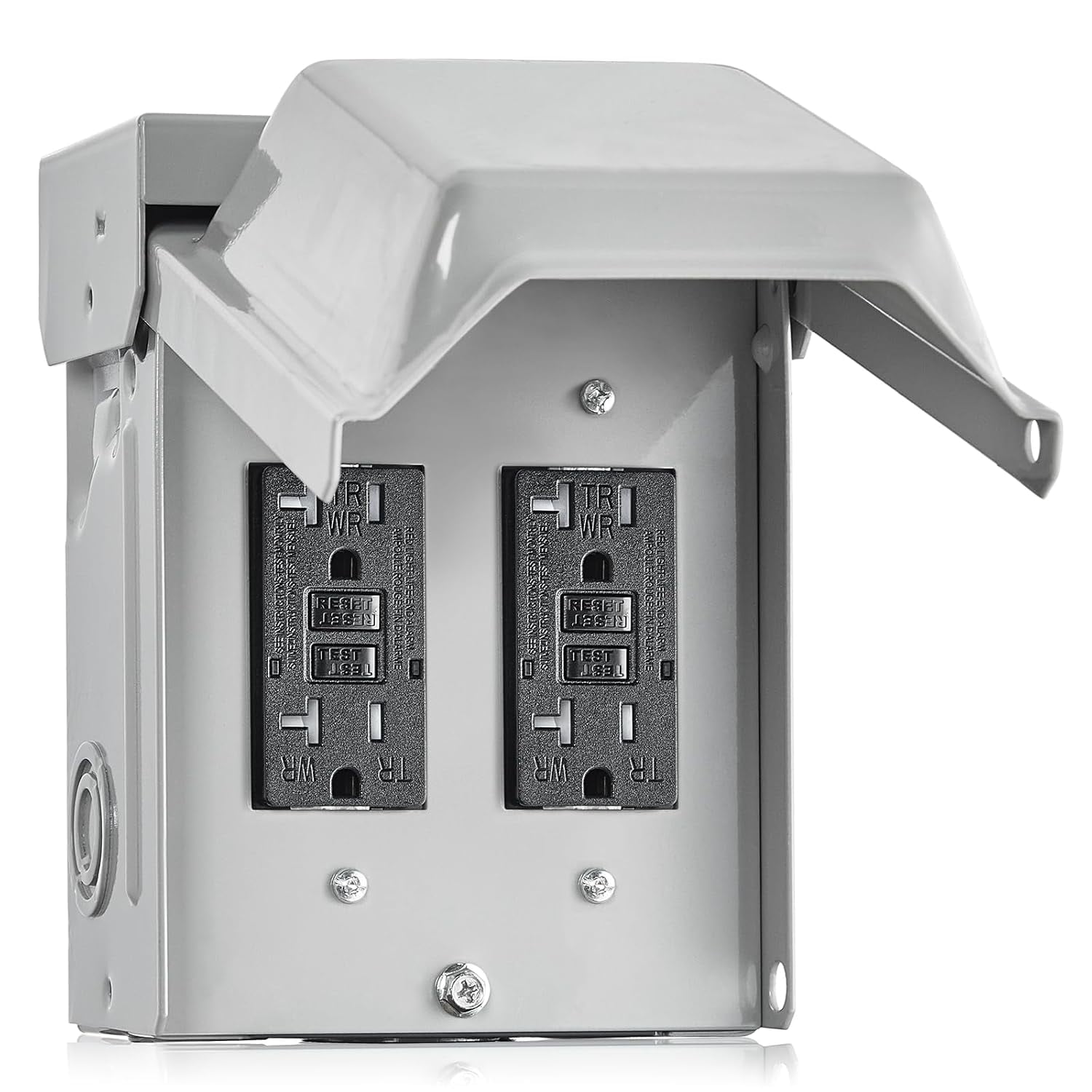 SURAIELEC Outdoor Electrical Outlet Box, Dual 20 AMP WRTR GFCI ...