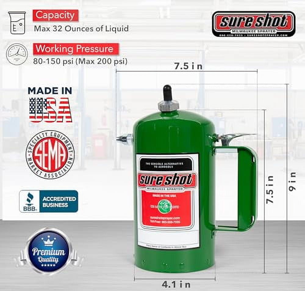 SURE SHOT A1000G 1-Quart Non Aerosol Sprayer - Refillable Pressurized ...