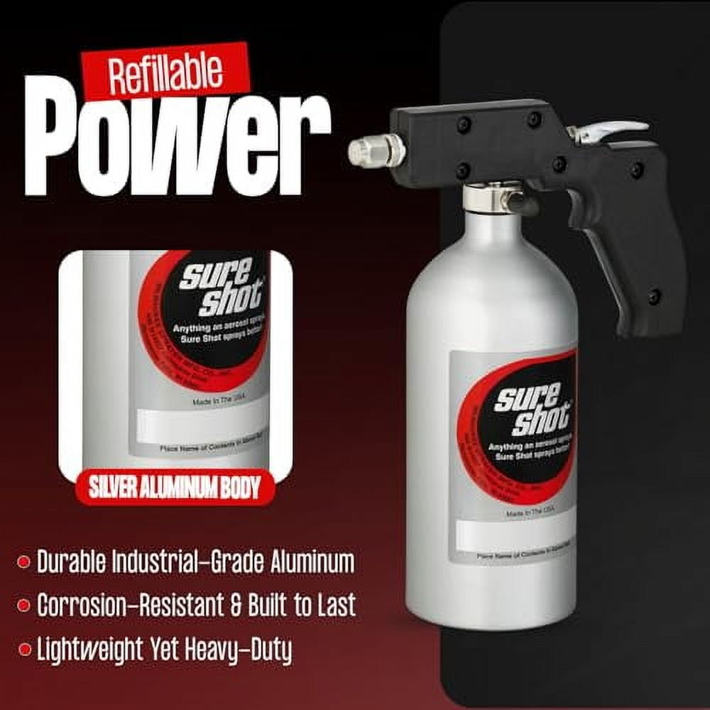 SURE SHOT M2400 - Industrial Grade Silver Anodized Aluminum Sprayer ...
