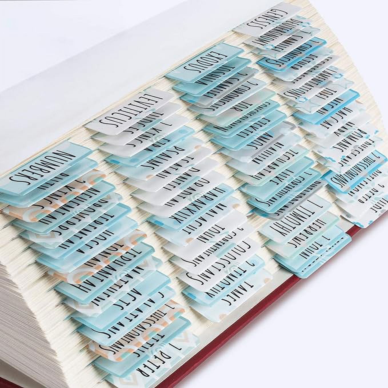 SUREFORU Bible Tabs Old and New Testament, Large Print and Easy-to-Read ...