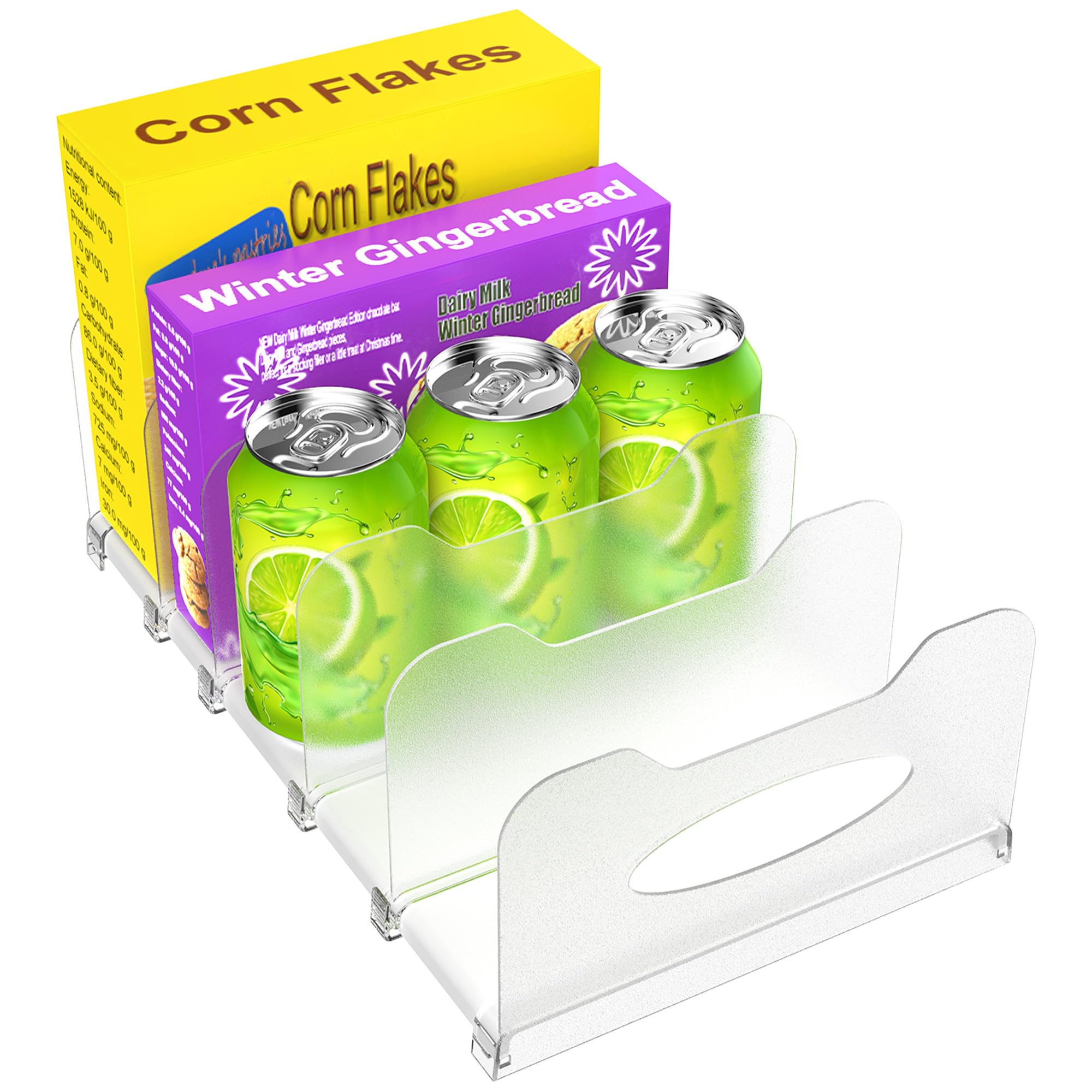 SURETIVIAN Refrigerator Organizer with Removable Dividers,12 ...