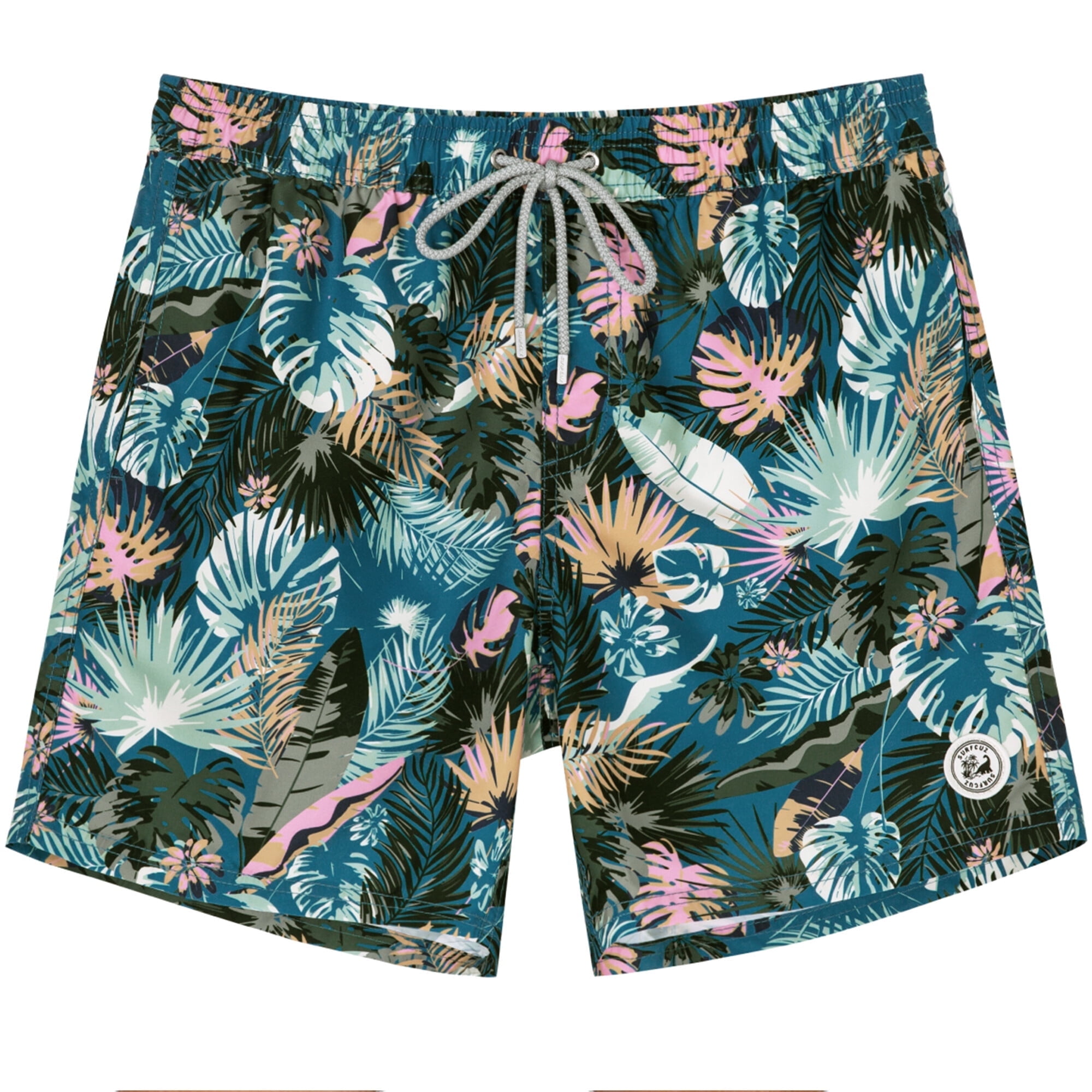SURF CUZ Men's Swim Trunks Quick Dry Beach Swim Shorts for Men with ...