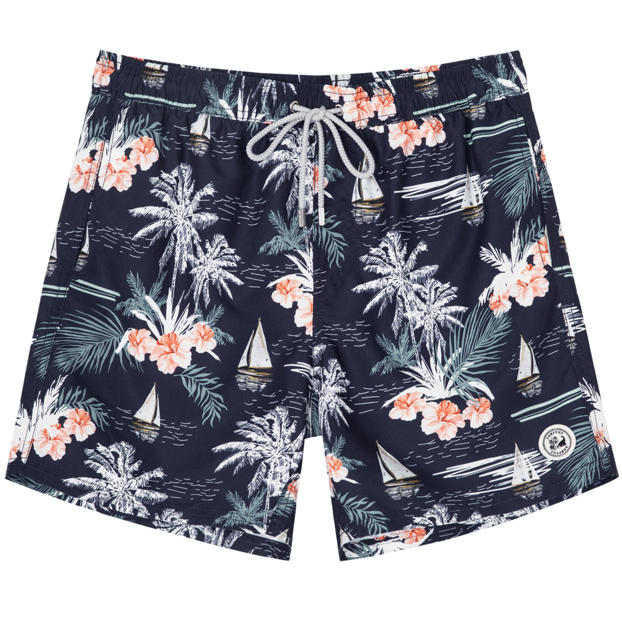 SURF CUZ Men's Swim Trunks Quick Dry Beach Swim Shorts for Men with ...