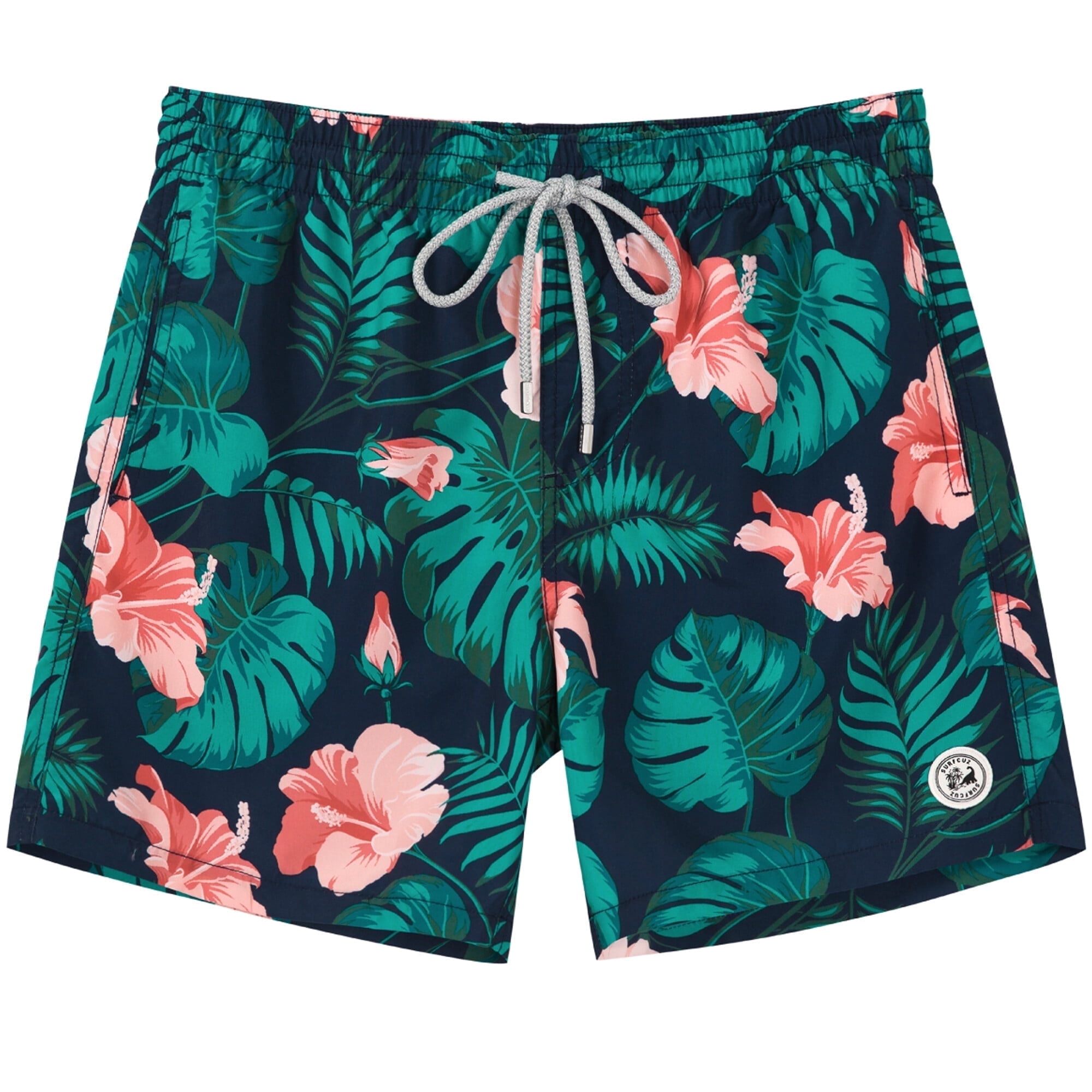 SURF CUZ Men's Swim Trunks Quick Dry Beach Swim Shorts for Men with ...
