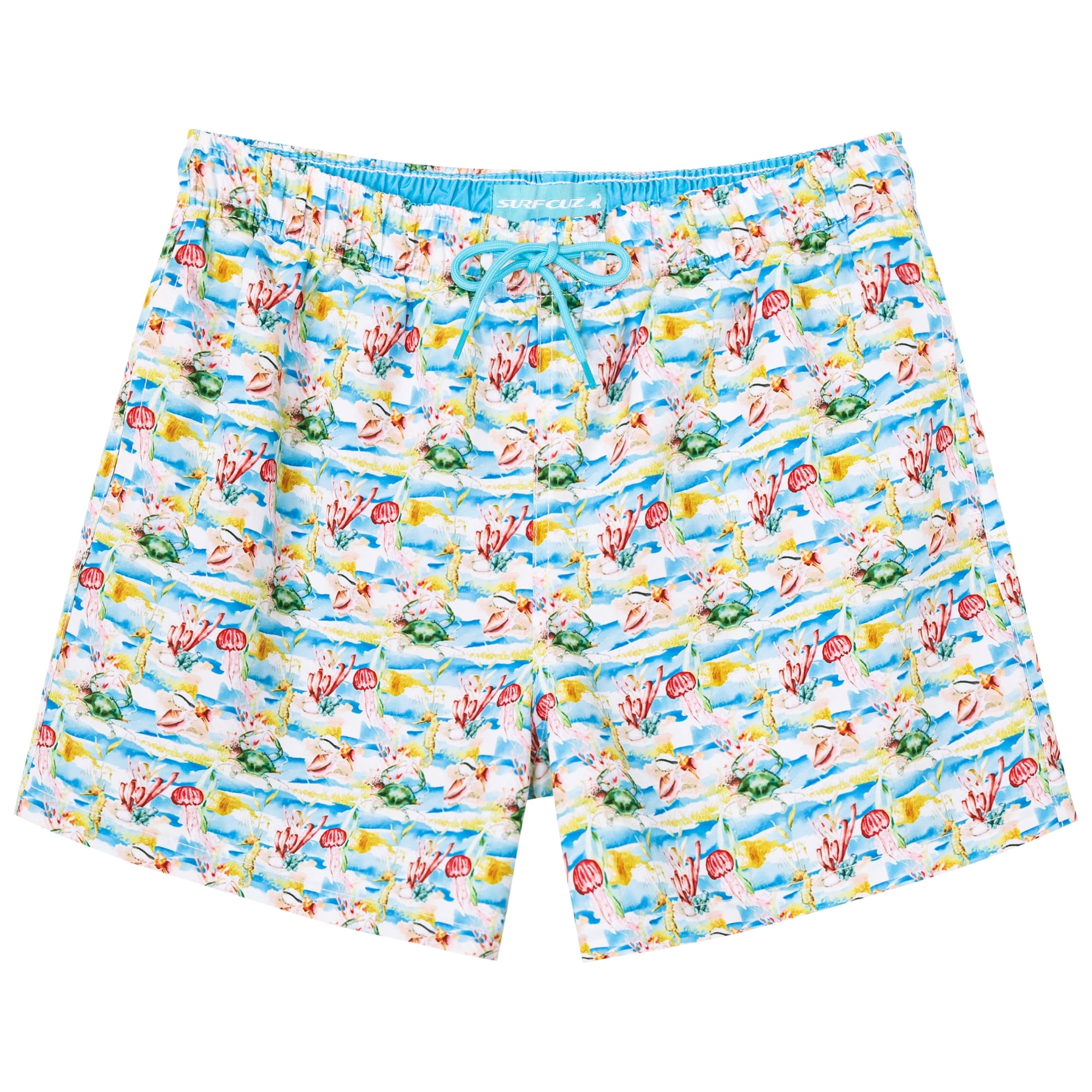 SURF CUZ Men's Swim Trunks Quick Dry Beach Swim Shorts for Men with ...