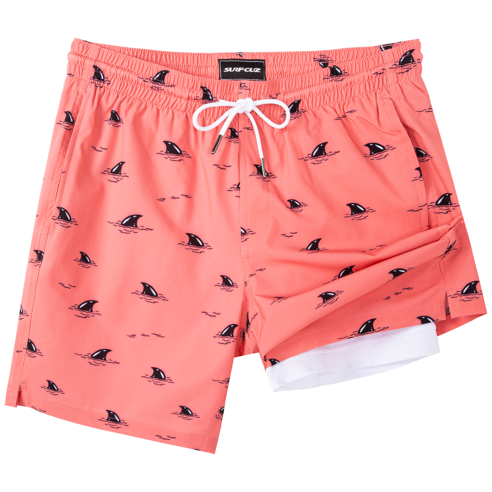SURF CUZ Men's Swim Trunks Quick Dry Beach Swim Shorts for Men with ...
