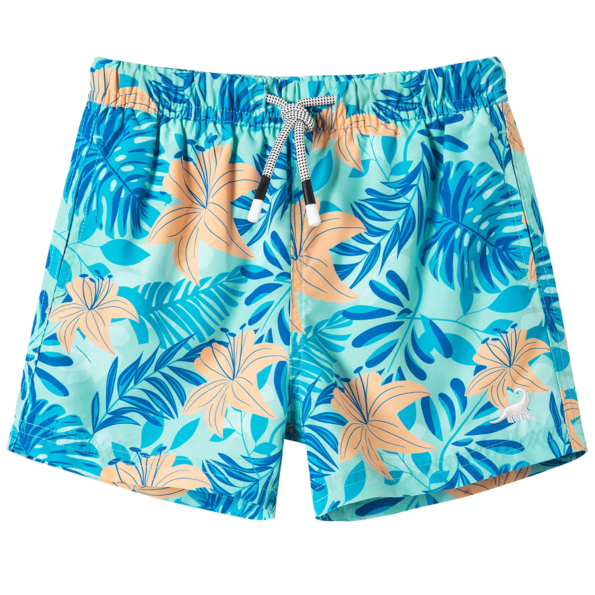 SURF CUZ Toddler Boys Swim Trunks Baby Swimwear Mesh Lined Little Boys ...