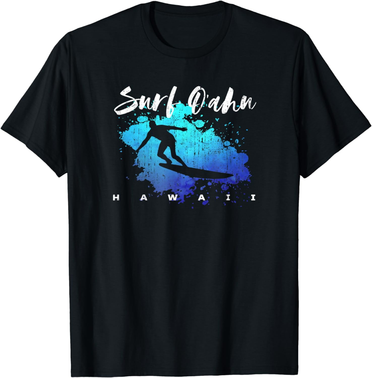 SURF OAHU HAWAII Surfer Beach Vacation Spring Break Vintage Cotton T ...