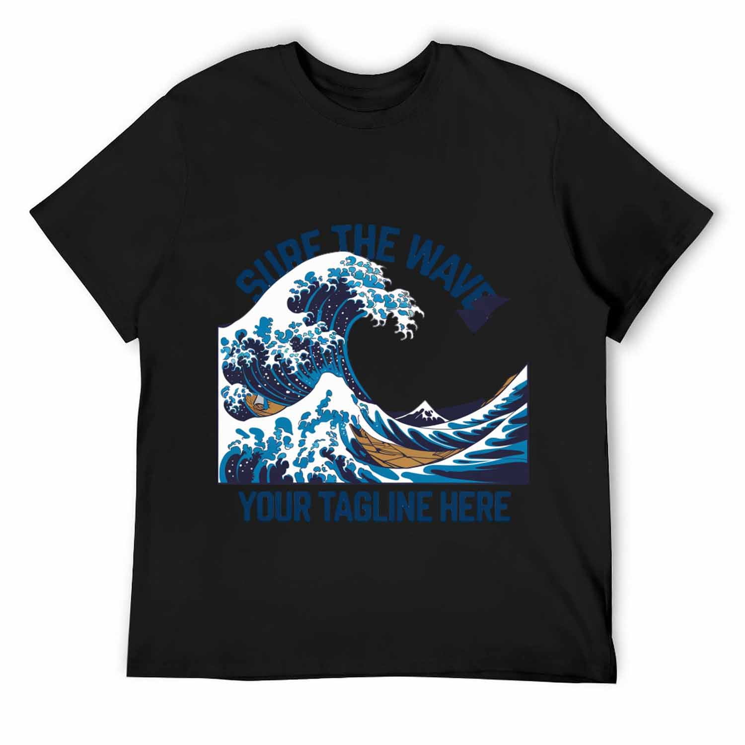 SURF THE WAVE YOUR TAGLINE HEREt shirt design chicken Tie Dye ...