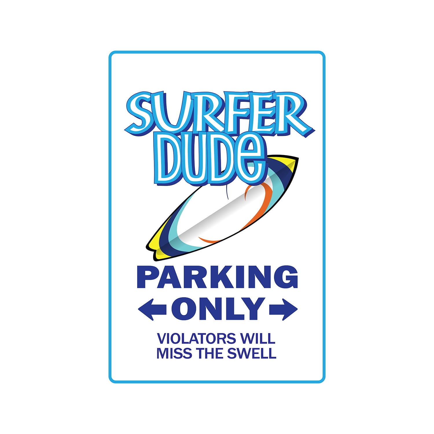 SURFER DUDE Decal surfboard surf ocean boy wax beach bum sun fun ...
