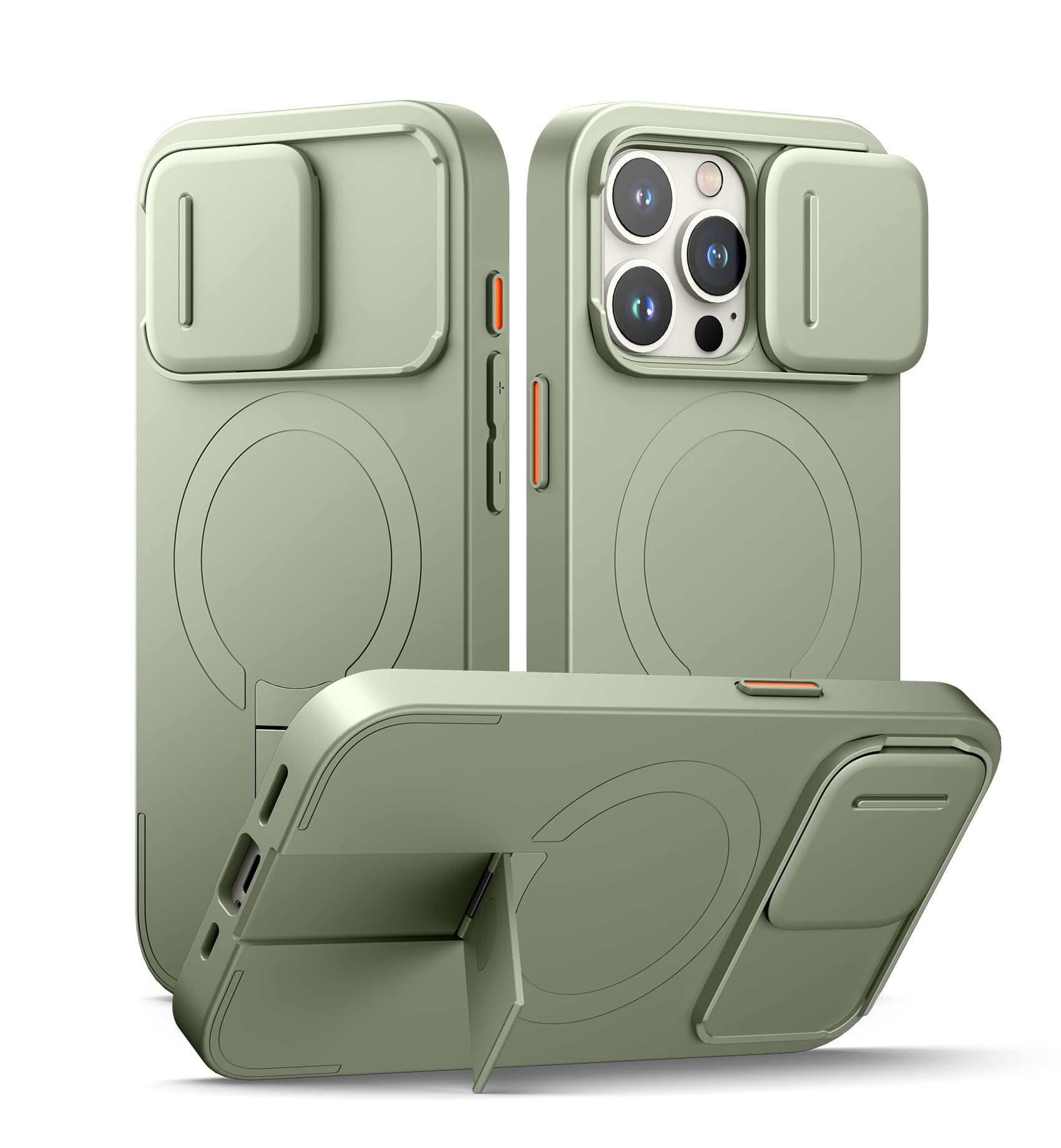 SURITCH for iPhone 15 Pro Case with Magnetic Camera Slide Cover and ...