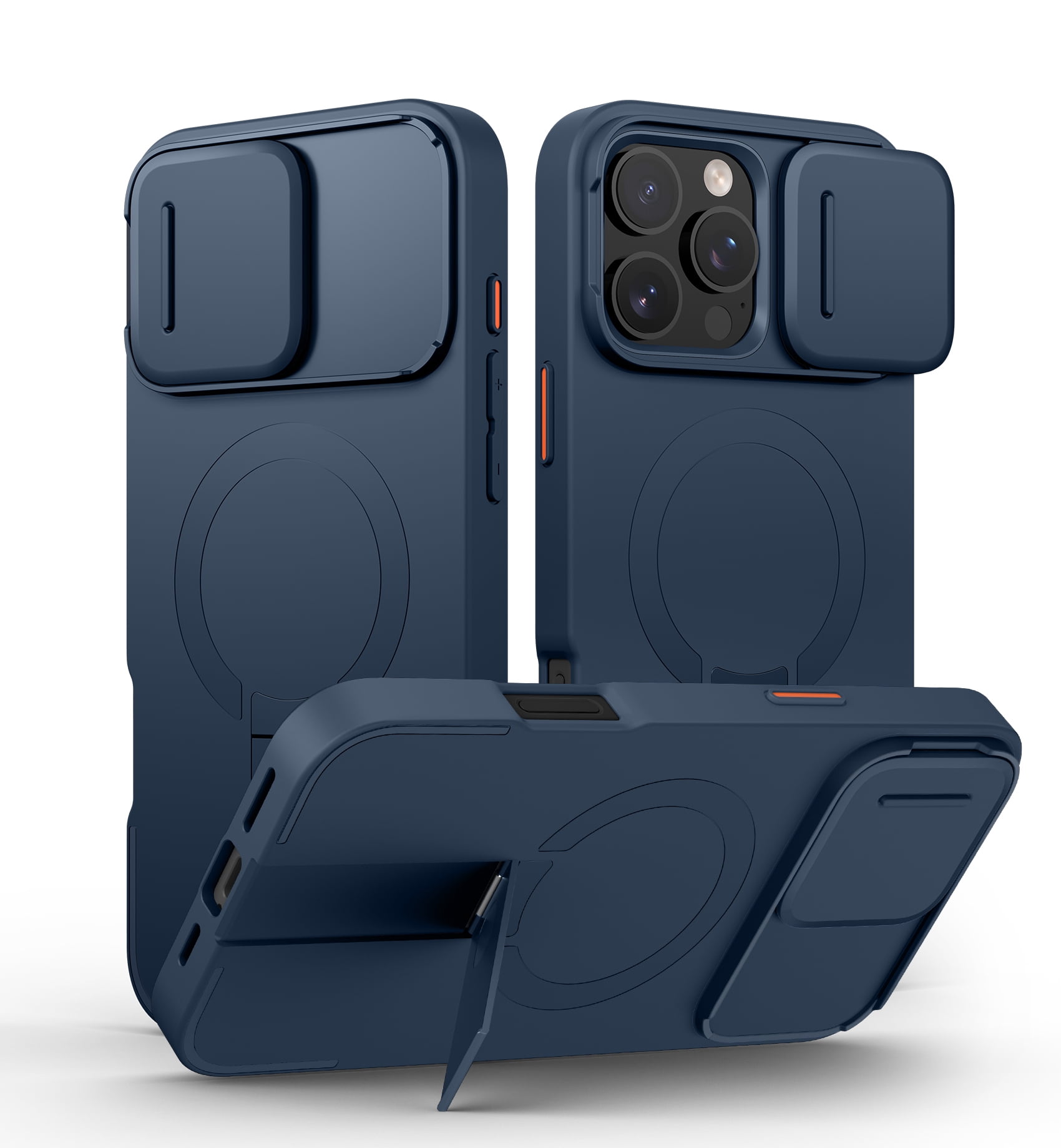 SURITCH for iPhone 16 Pro Max Case with Magnetic Camera Slide Cover and ...