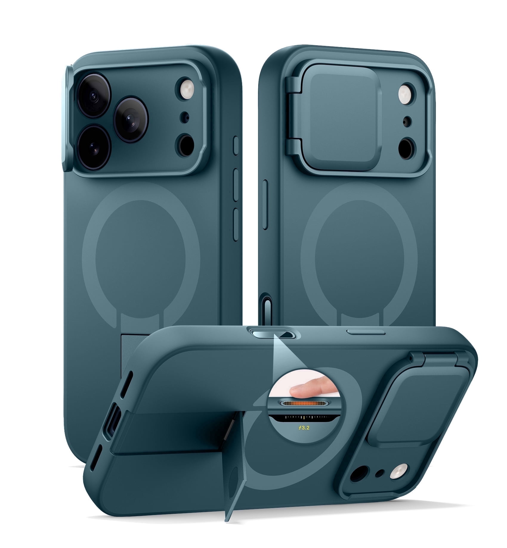 SURITCH for iPhone 17 Pro Case with Camera Control Cover, Camera Cover ...