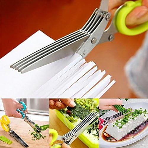 SURKHAMART MultiFunctional Stainless Steel Kitchen Knives 3 Layers ...