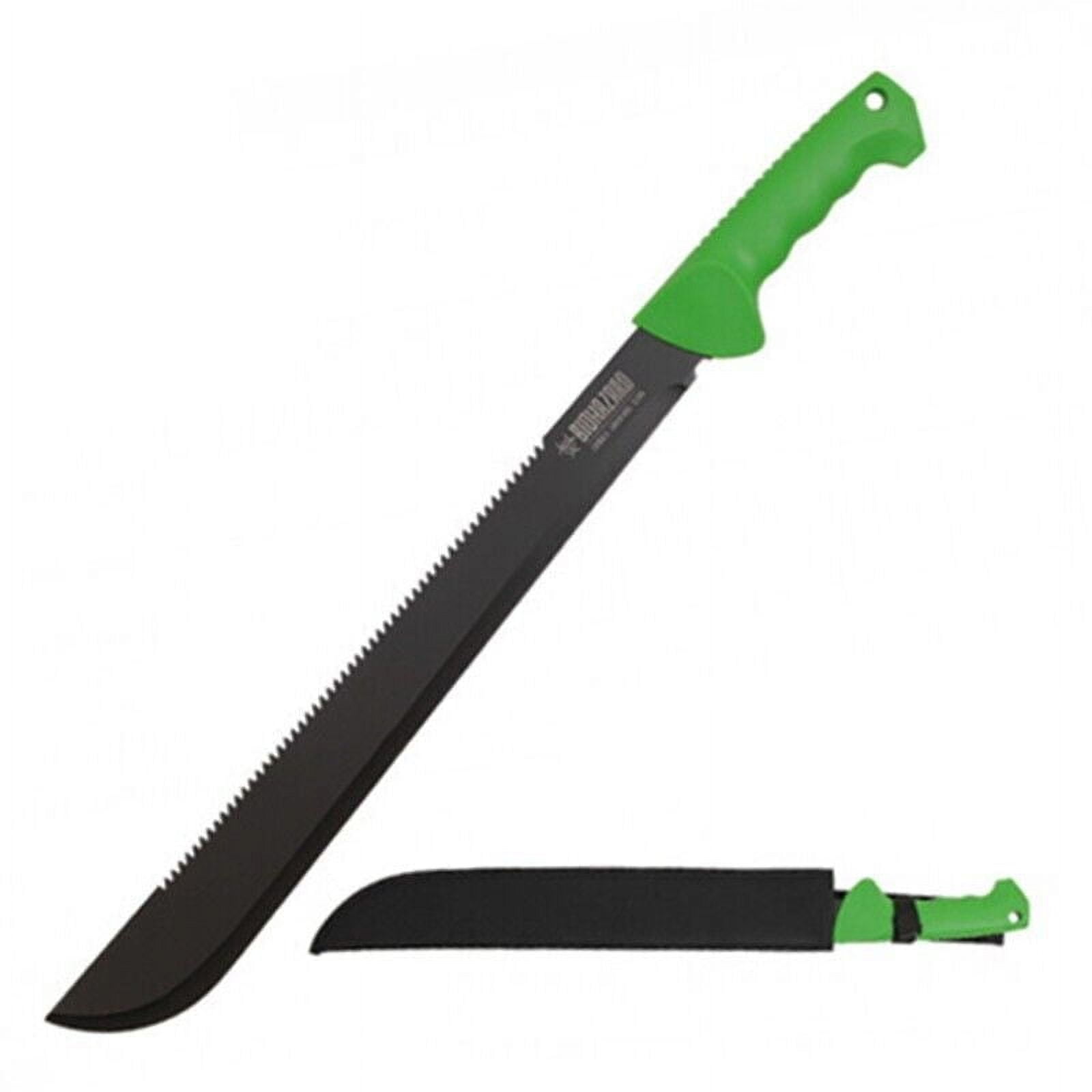 SURVIVAL Tactical Fixed Blade Full Tang MACHETE Hunting Knife Green ...