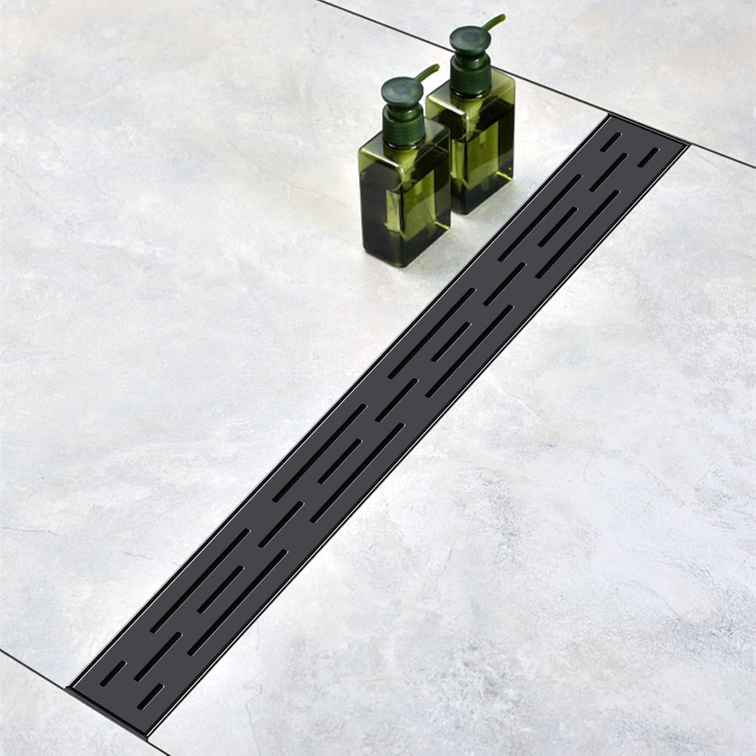 SUS304 Stainless Steel Rectangle Shower Floor Drain with Removable ...