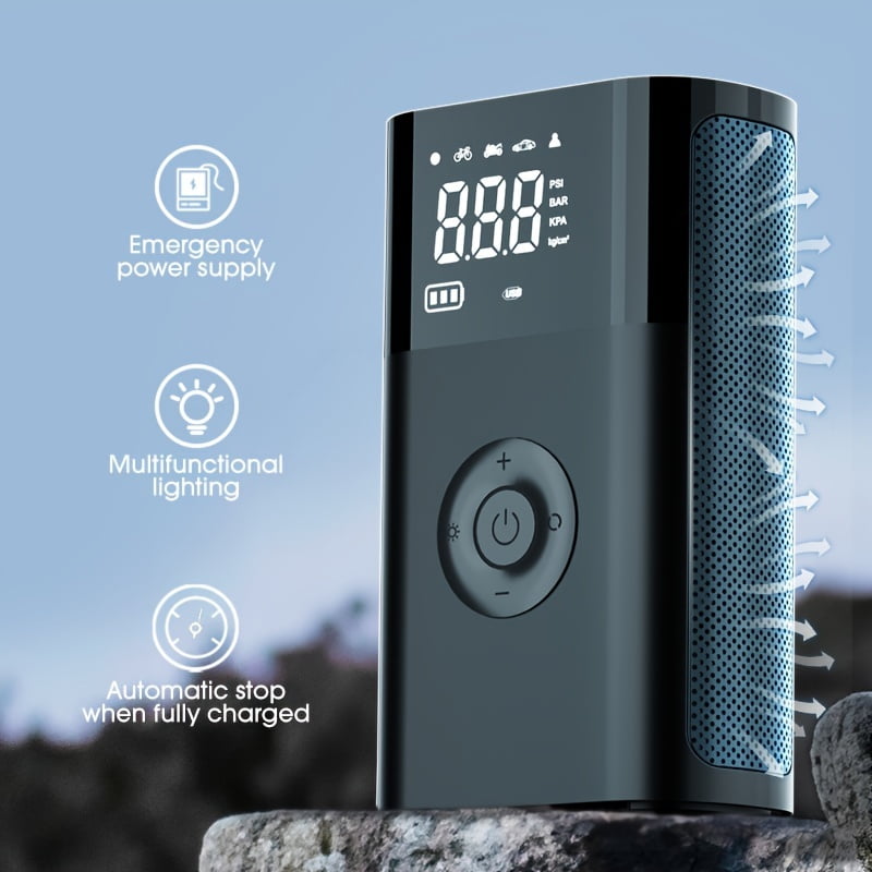 SUSAMMAISON 120W Car Air Pump, Wireless Inflatable Pump Portable ...