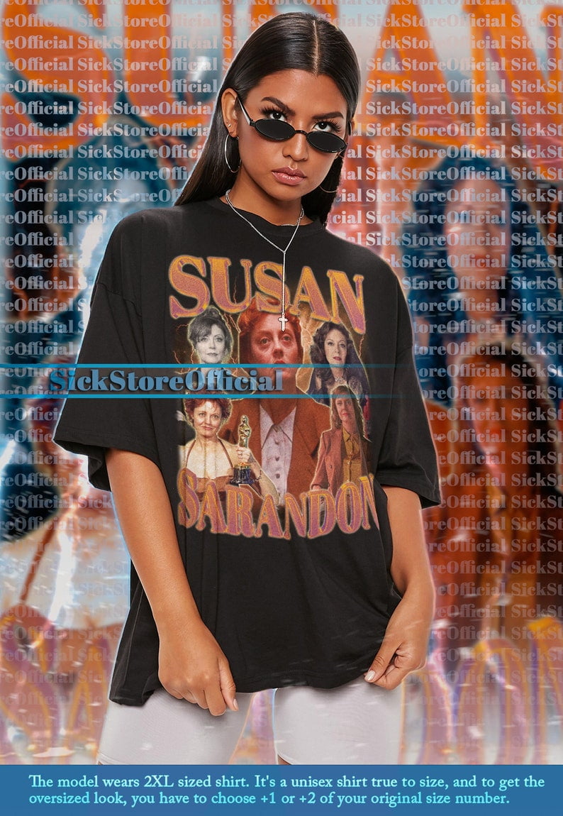 SUSAN SARANDON Shirt, Vintage Susan Sarandon Homage Tshirt, Susan ...
