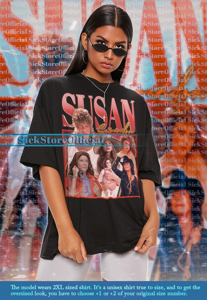 SUSAN SARANDON Shirt, Vintage Susan Sarandon Homage Tshirt, Susan ...