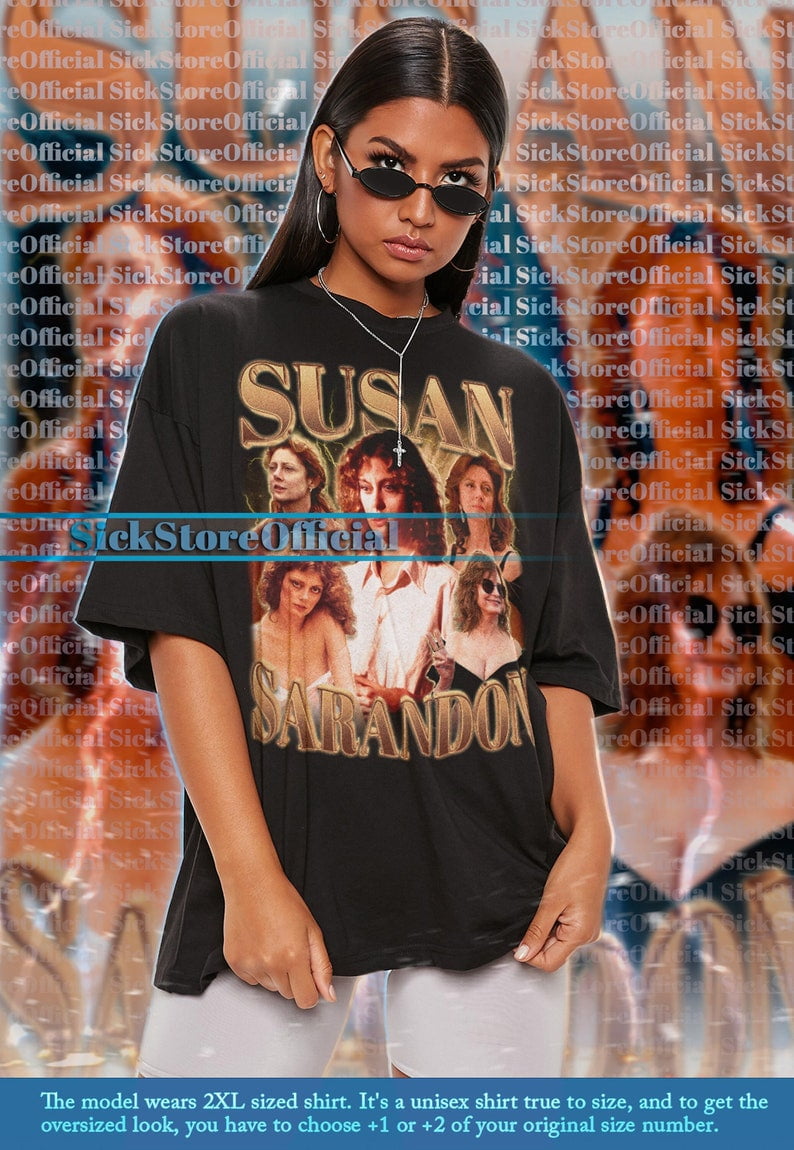 SUSAN SARANDON Shirt, Vintage Susan Sarandon Homage Tshirt, Susan ...
