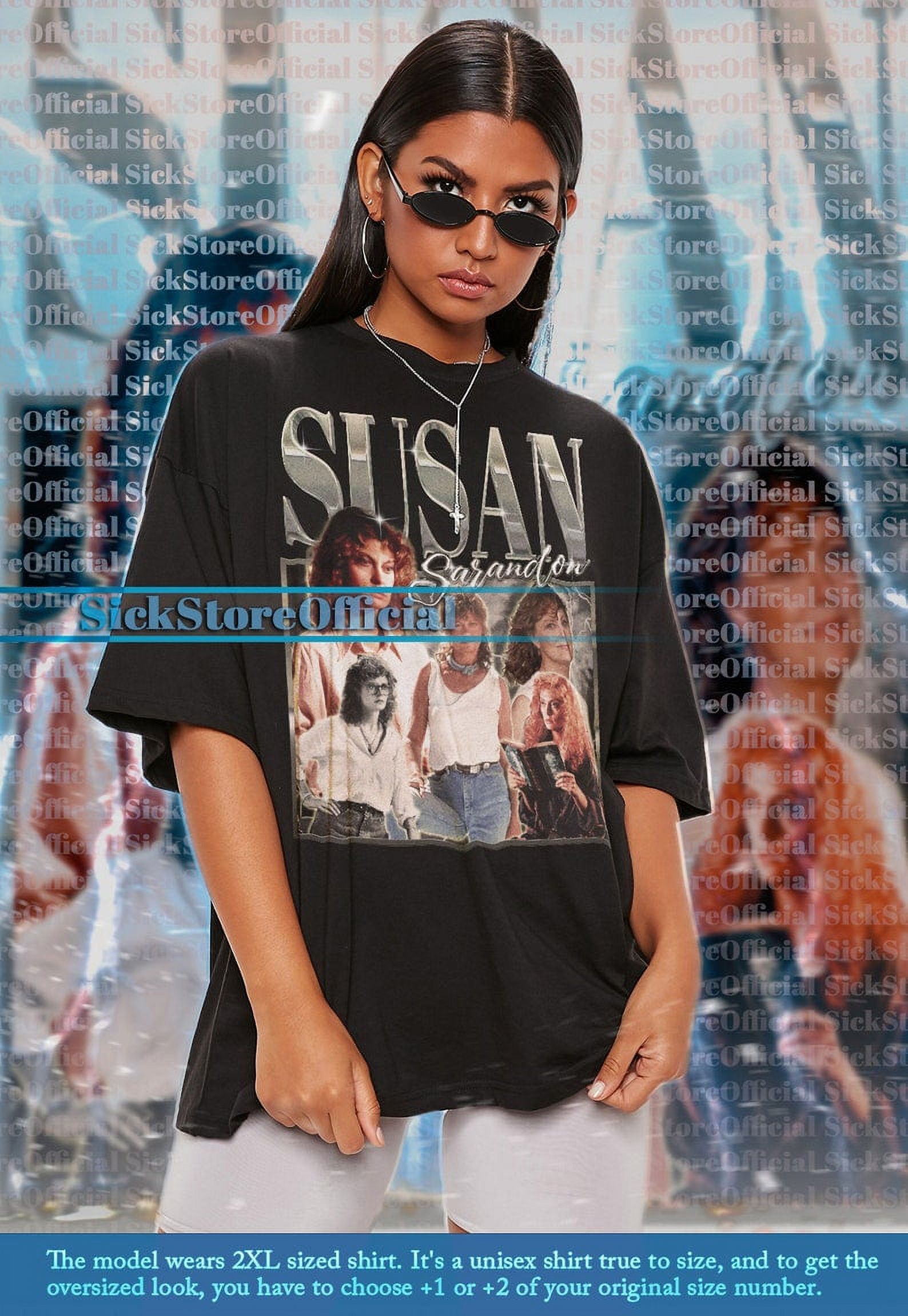 SUSAN SARANDON Shirt, Vintage Susan Sarandon Homage Tshirt, Susan ...