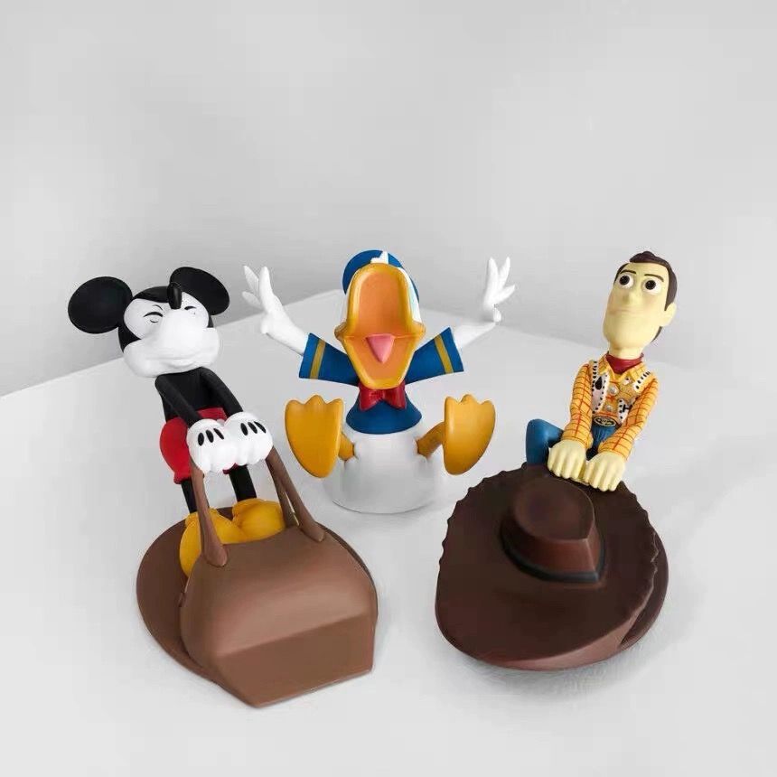 SUSANMAISON Villain Cute And Creative Mickey Donald Duck Woody Door ...