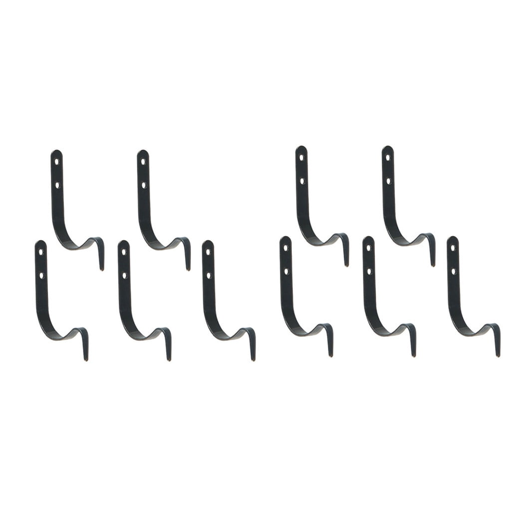 SUSHANG 10 Pack Iron Wall Hooks Metal Decorative Heavy Duty Hangers for ...