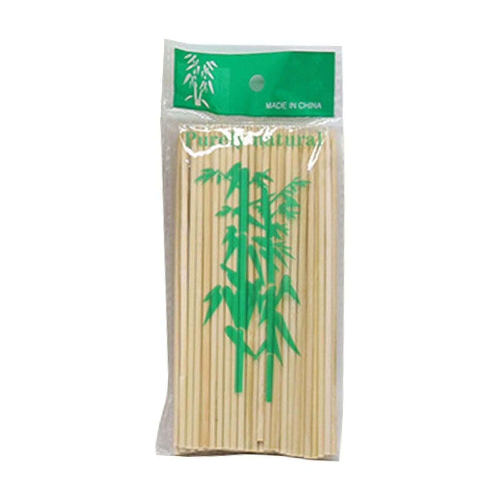 SUSHANG 100pcs Disposable Wooden Toothpicks Skewers for Grilling BBQ ...