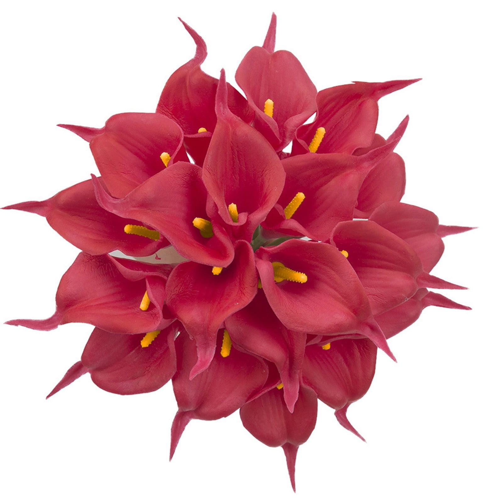 SUSHANG 10Pc Artificial Calla Lily Flowers Latex Flower Wedding Real ...