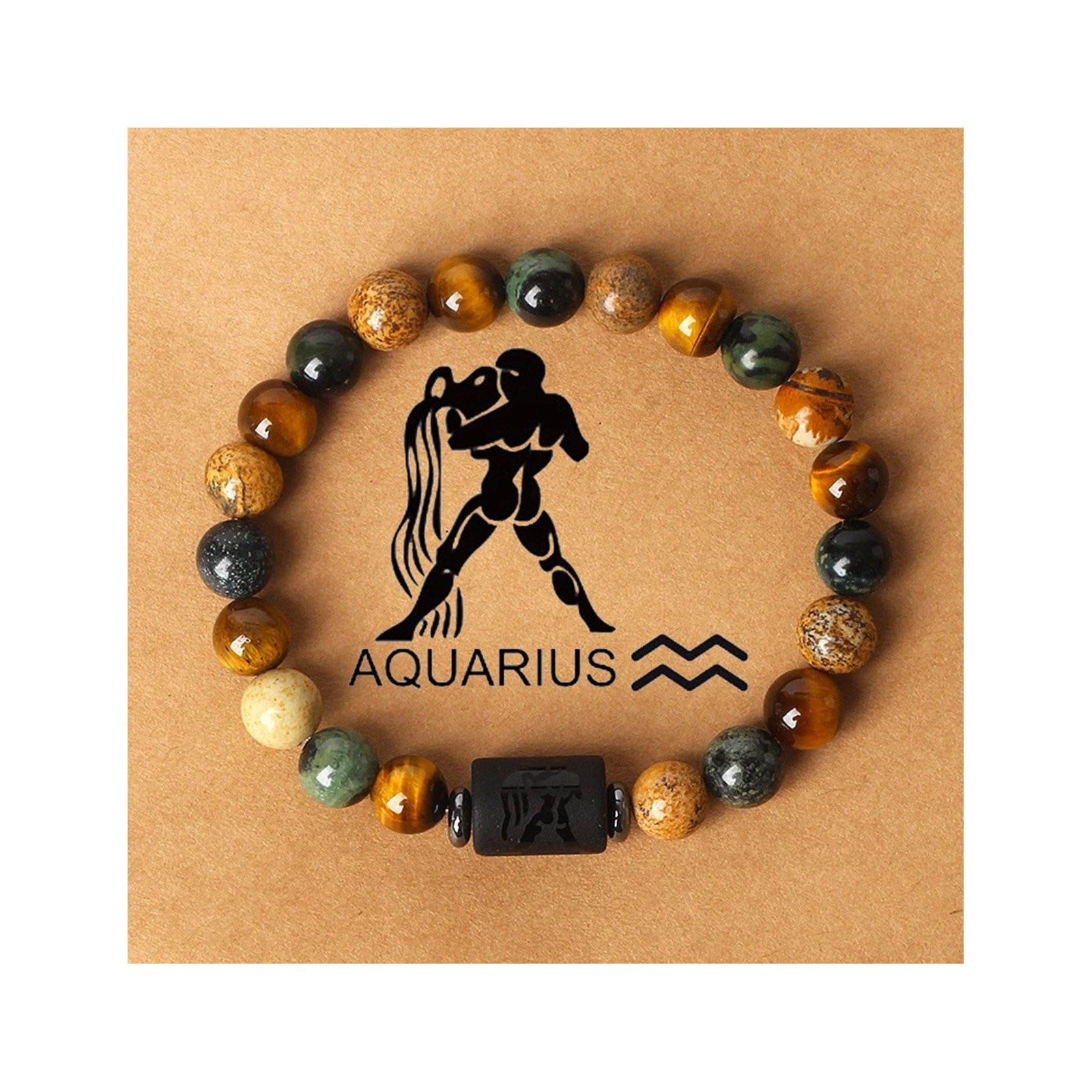 SUSHANG 12 Constellations Beaded Bracelet 2024 New Natural Stone Bead ...