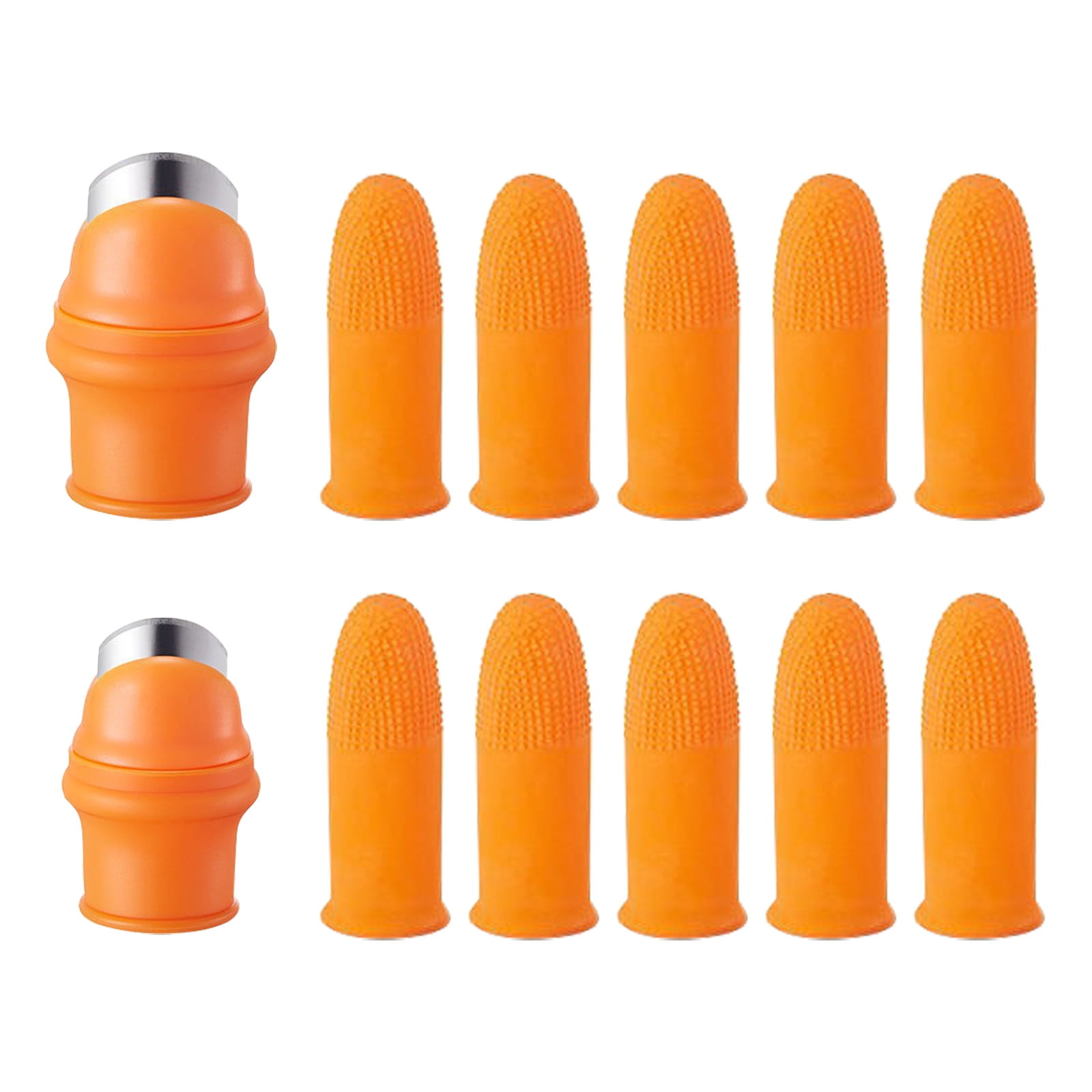 SUSHANG 12PC Gardening Silicone Thumb 𝐾𝑛𝑖𝑓𝑒 Harvesting Tool Vegetable ...