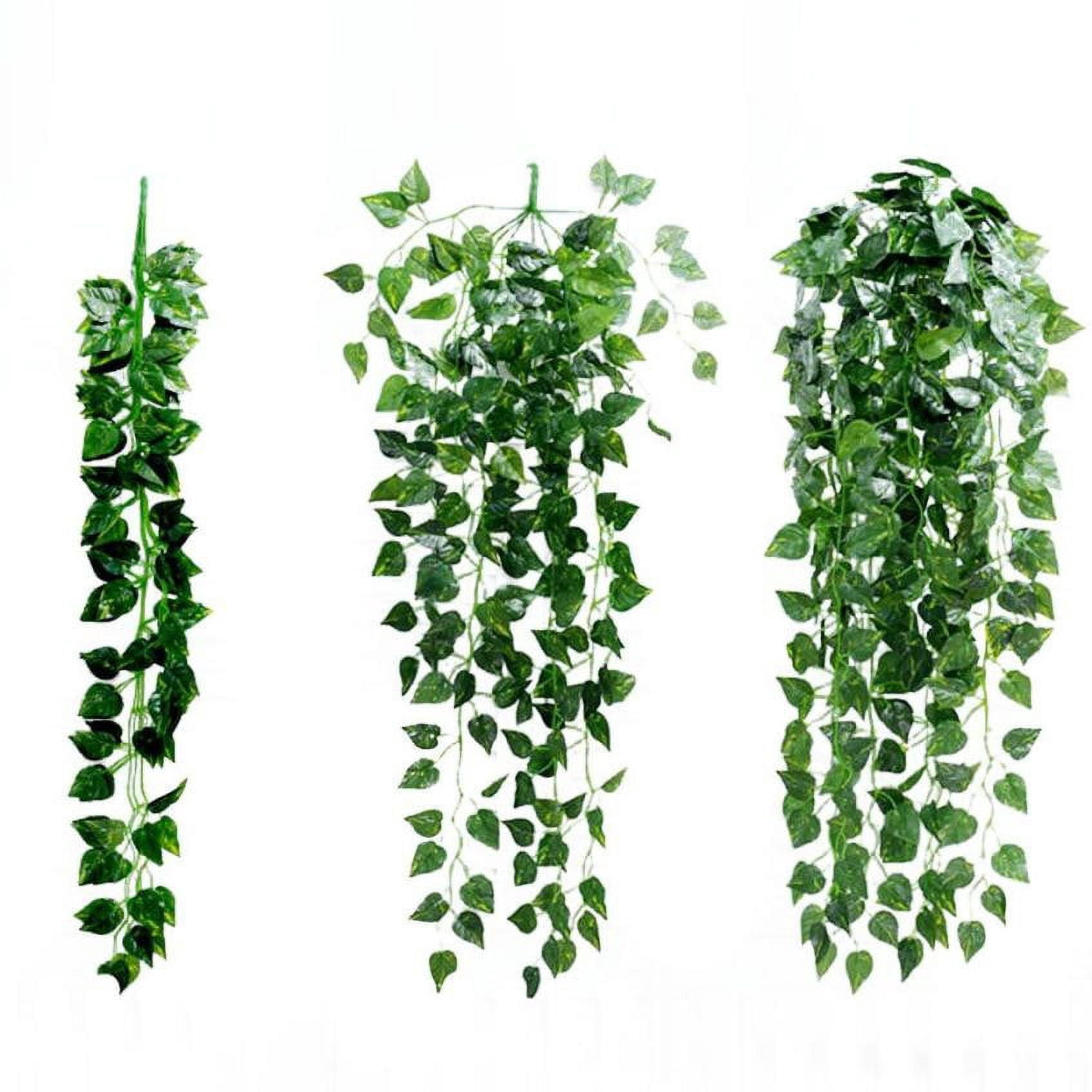 SUSHANG 2 Simulated Pothos Vines Home Decoration Hanging Garland ...