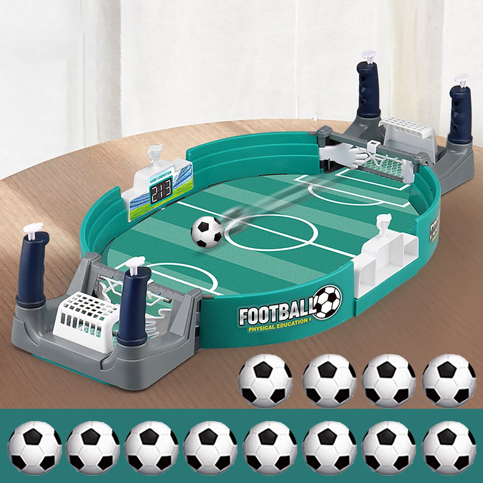 SUSHANG 2024 Mini Tabletop Football Game Interactive Soccer Board Game ...