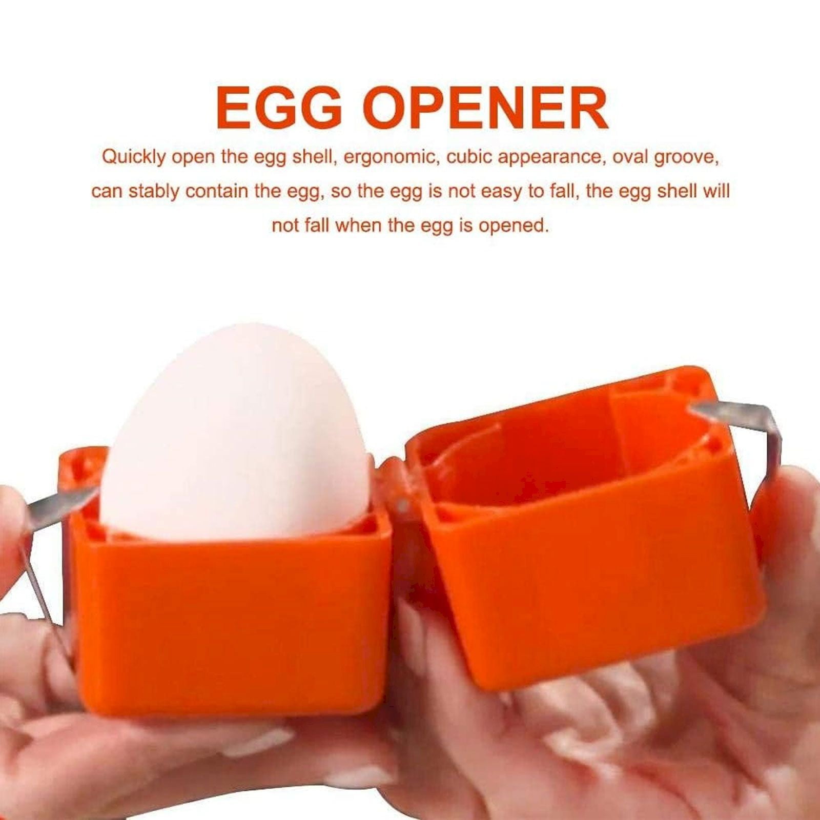 SUSHANG 2024 New Egg Opener and Separator Tool Handheld Oval Design Egg ...