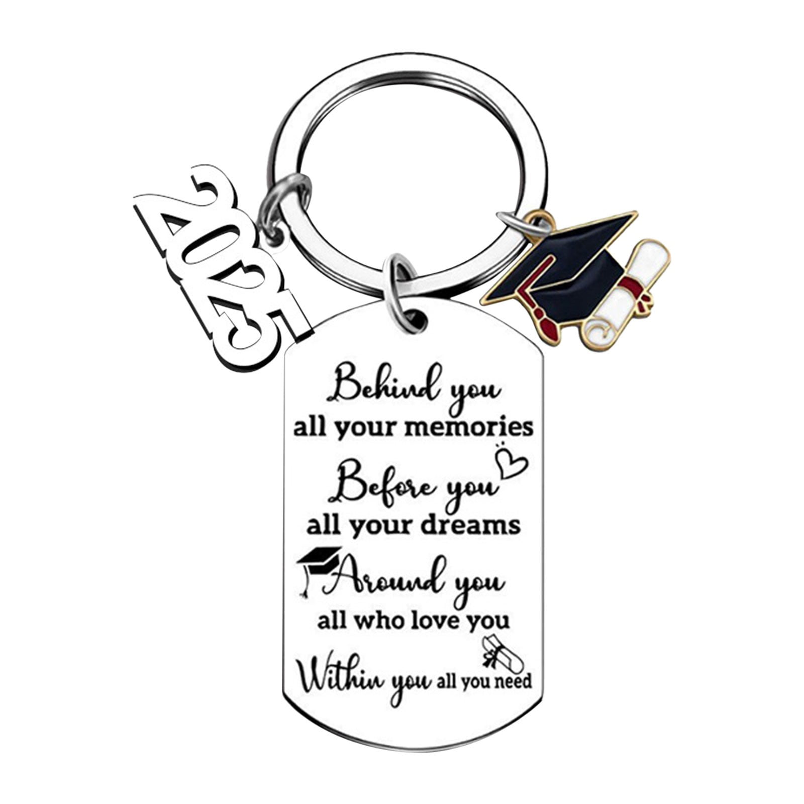 SUSHANG 2025 Graduation Tassel Keychain Gift - Engravable Souvenir Set ...