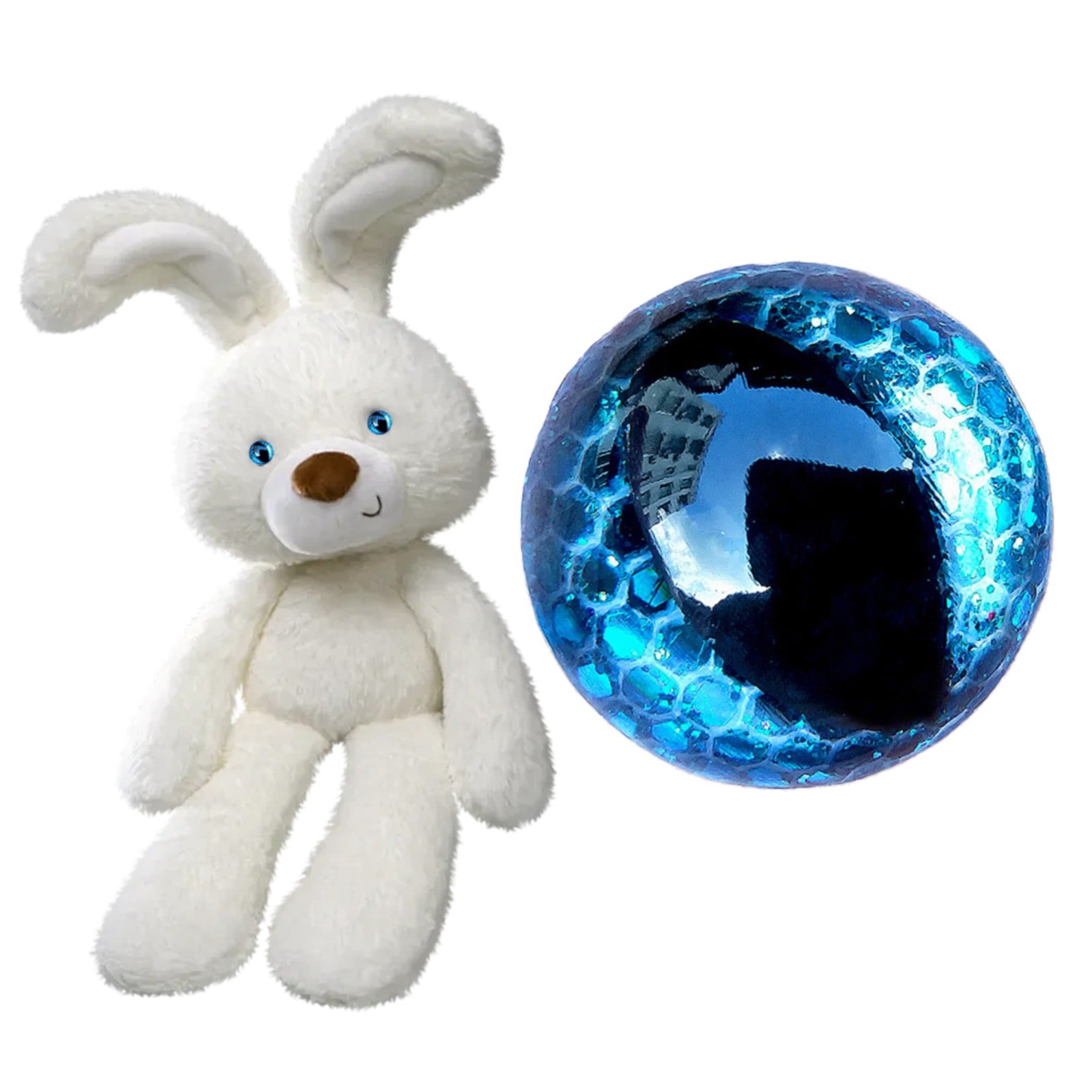 SUSHANG 3D Honeycomb Cat for Crochet Craft Glitter DIY Plush Doll ...