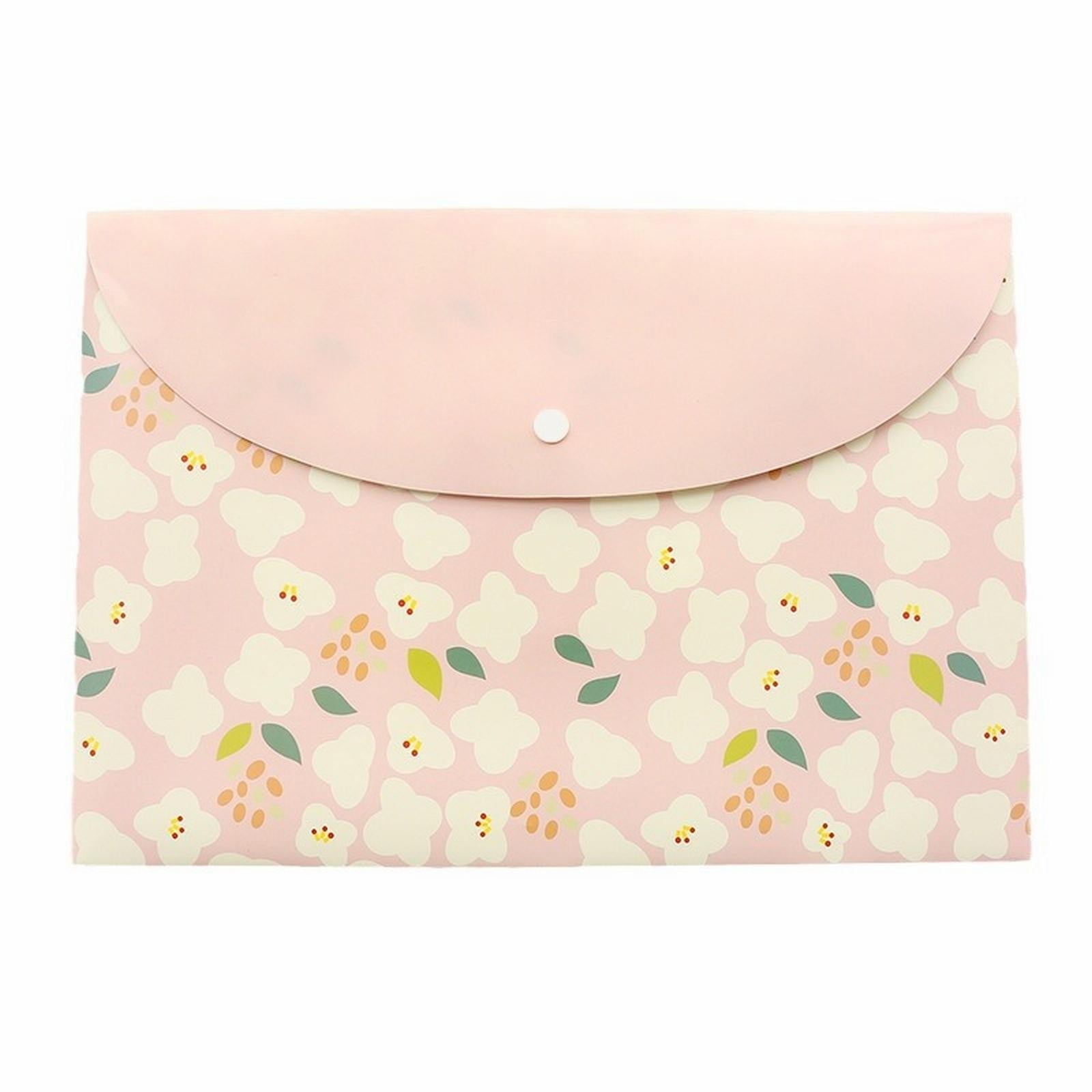 SUSHANG A4 Cartoon Portfolio Document Folder A4 File Bags with Snap ...