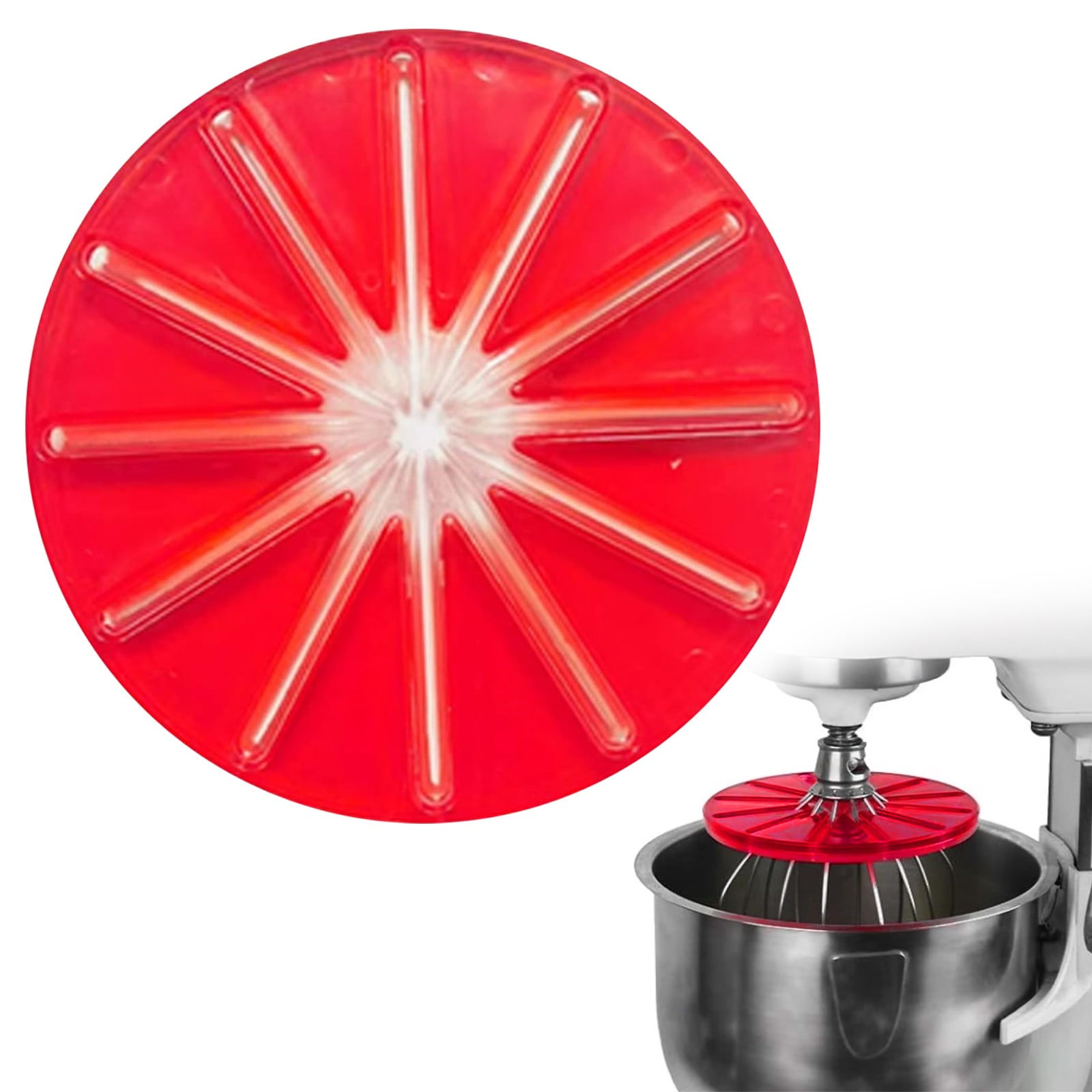 SUSHANG Anti-Splatter Baffle Attachment for Stand Mixers - Mixing Head ...