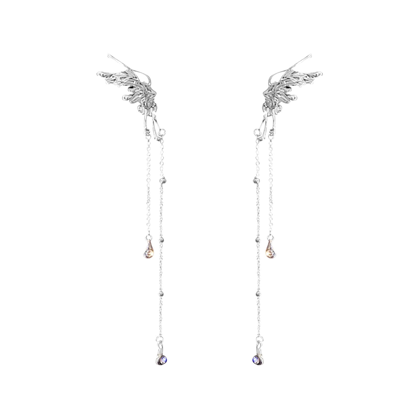 SUSHANG Butterfly Ear Hooks Make It Wing Tassel Butterfly Ear Hook Ear ...