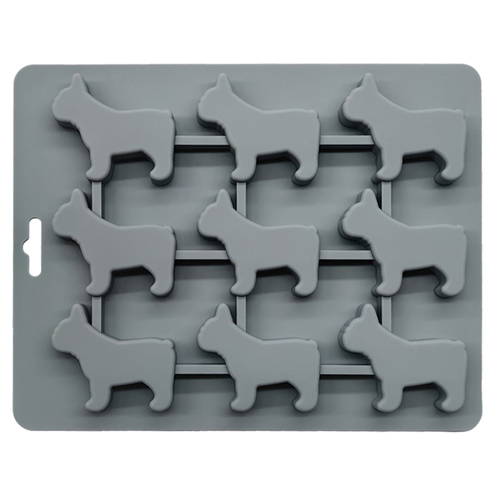 SUSHANG Cartoon Silicone Ice Checker Dog Animal Shape Silicone 9 Link ...
