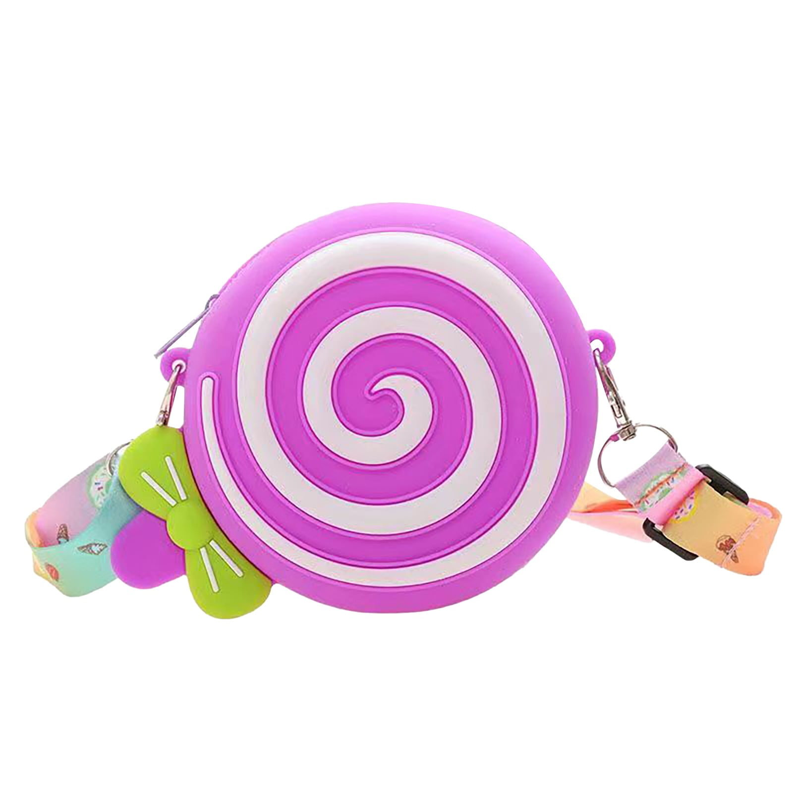 SUSHANG Children's Purse Cartoon Silicone Bag Strawberry Bag Cute ...
