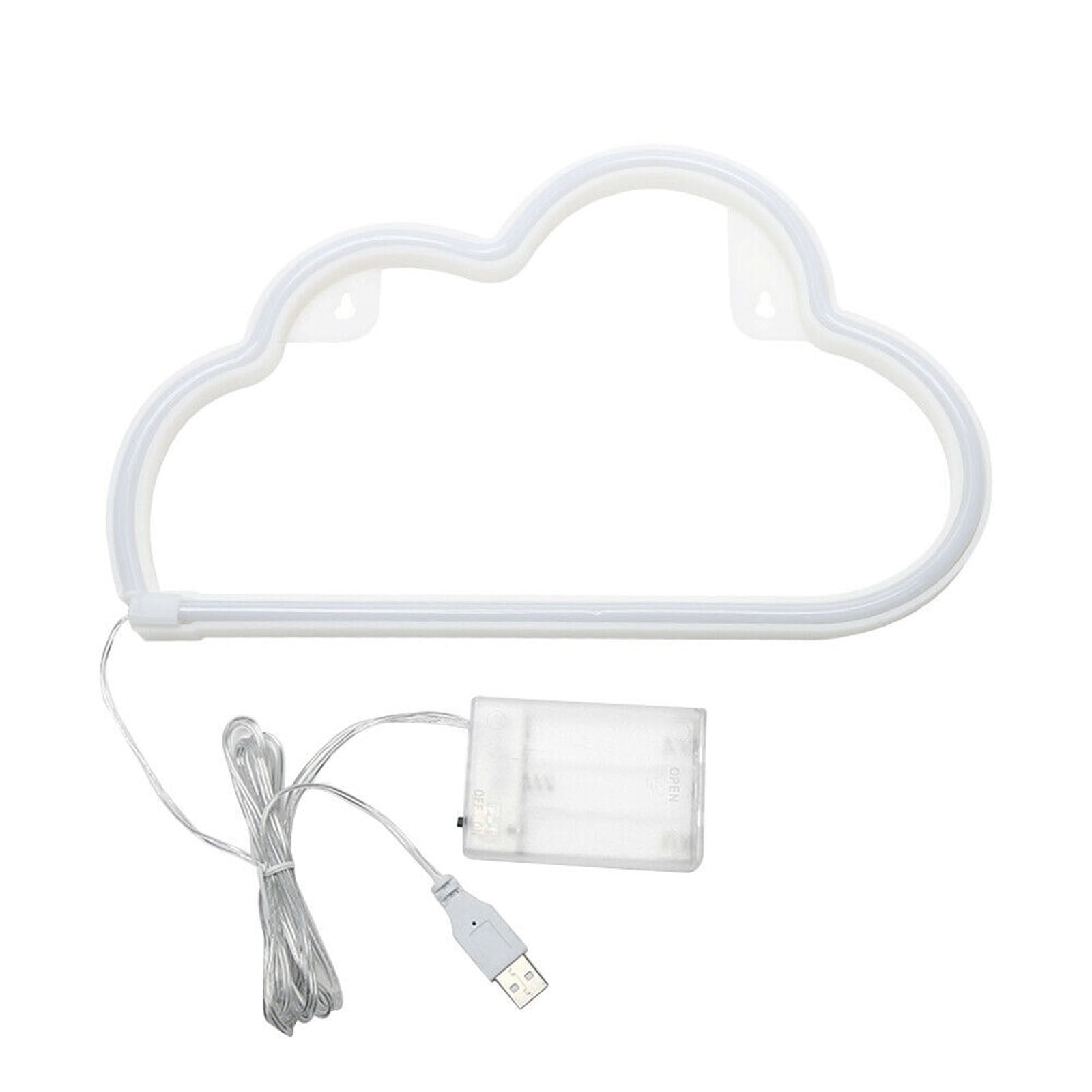 SUSHANG Clearance Christmas Led Cloud Neon Light Decorative Lamp Room ...