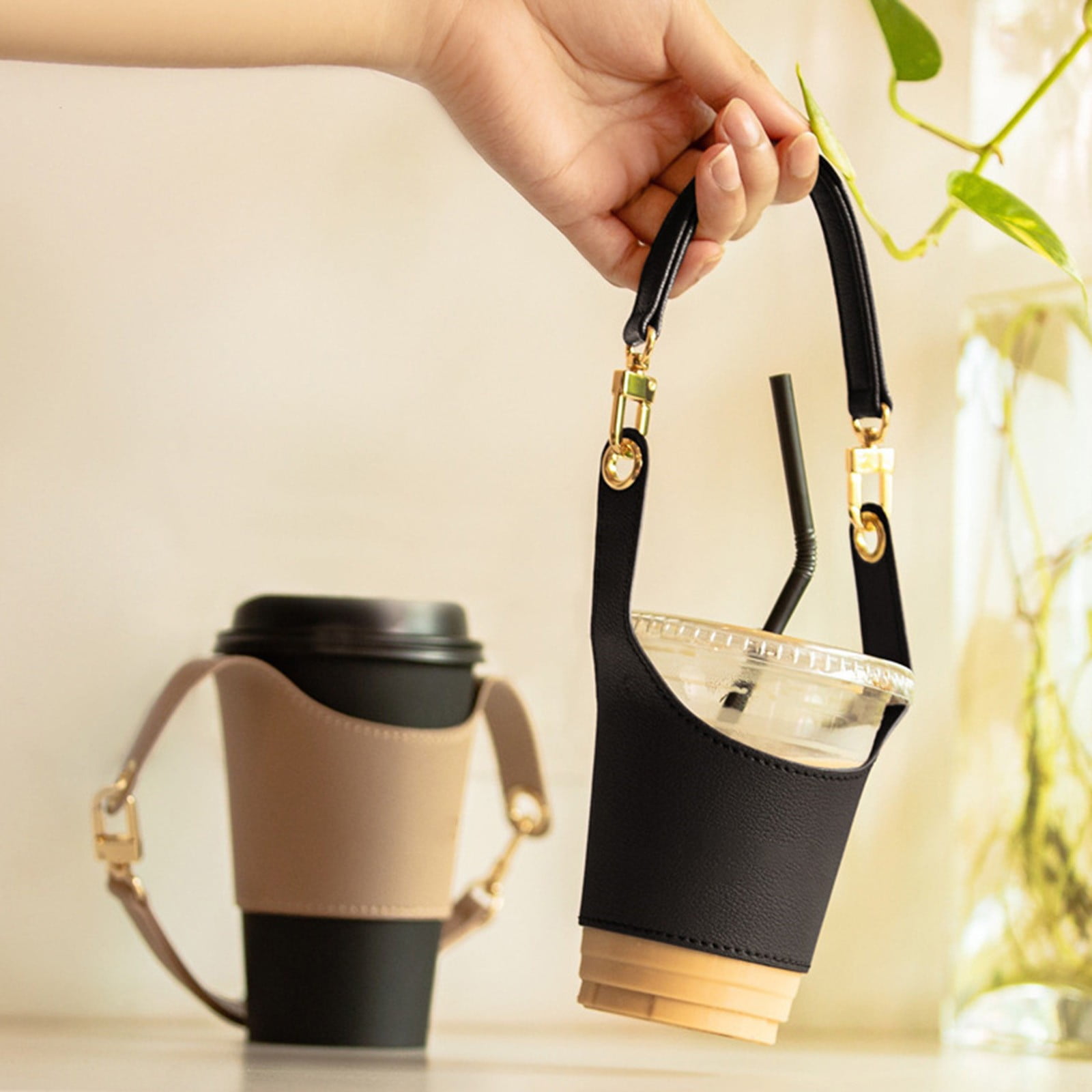 SUSHANG Coffee Cup Holder Tea Cup Protective Sleeve Water Bottle Holder ...